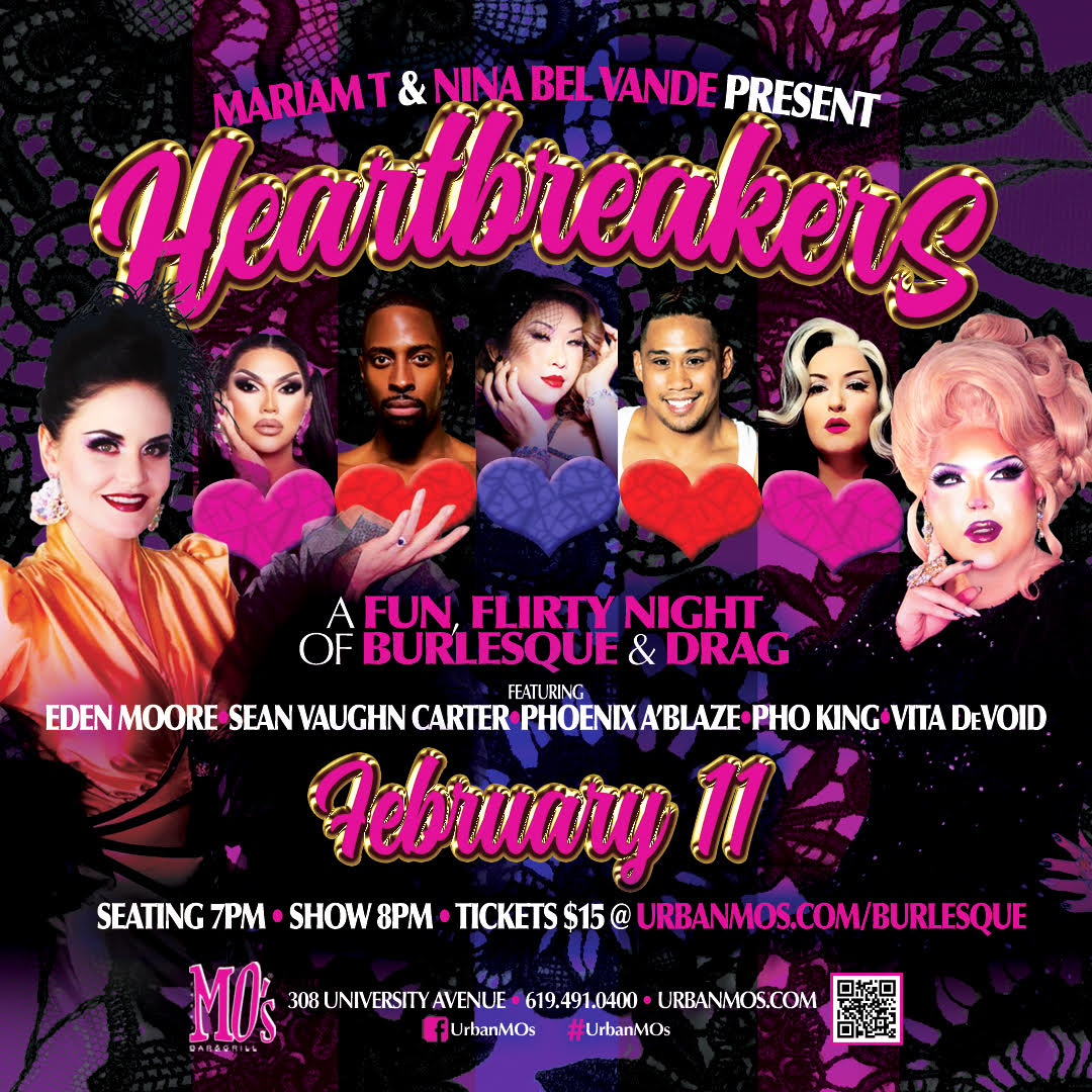 FEB BURLESQUE AD - Urban MO's Bar & Grill