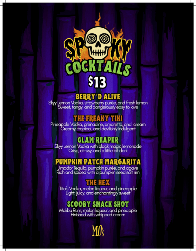 October Cocktail Menu(8.5x11) - Urban MO's Bar & Grill